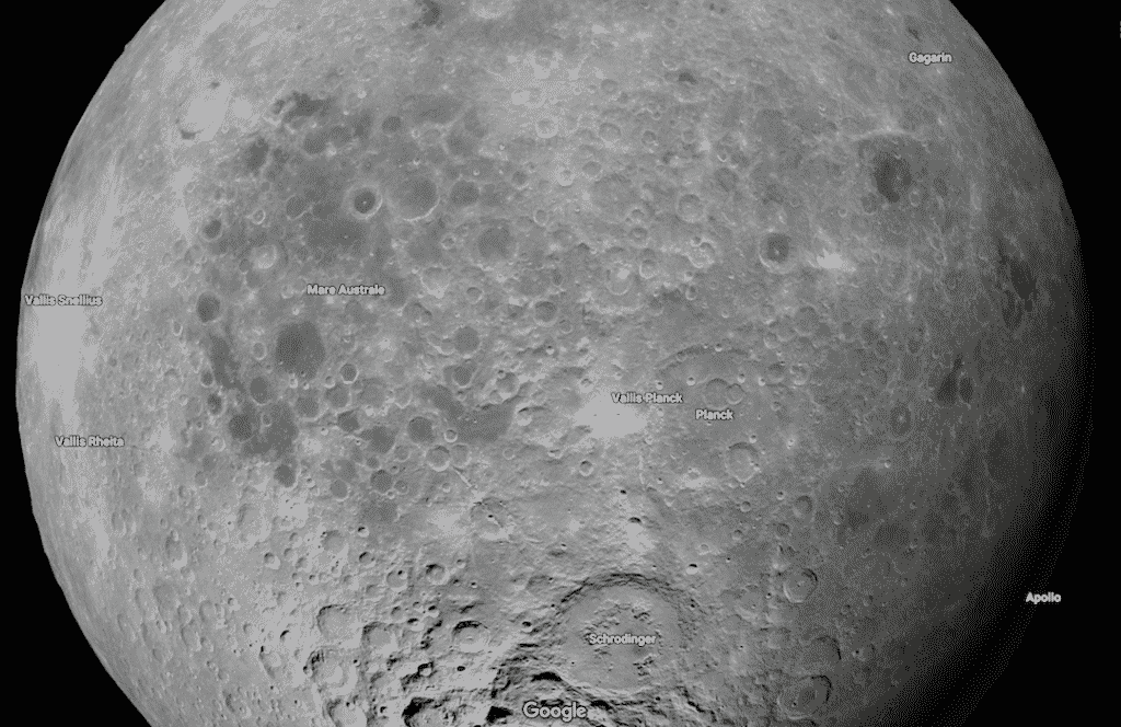 Google Maps : explorez notre système solaire (planètes et satellites)